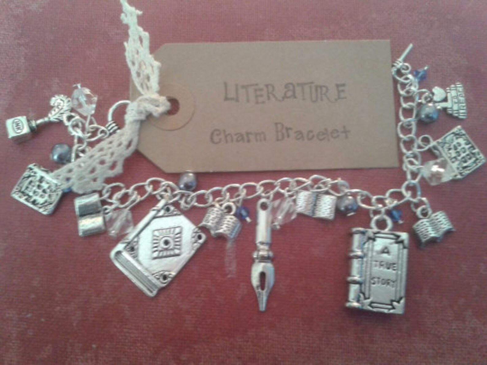 Literature Inspired Charm Bracelet - Etsy