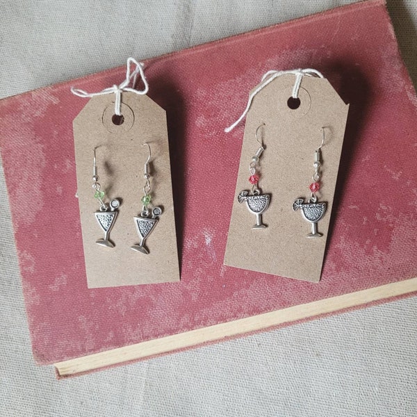 Cocktail Earrings - Etsy