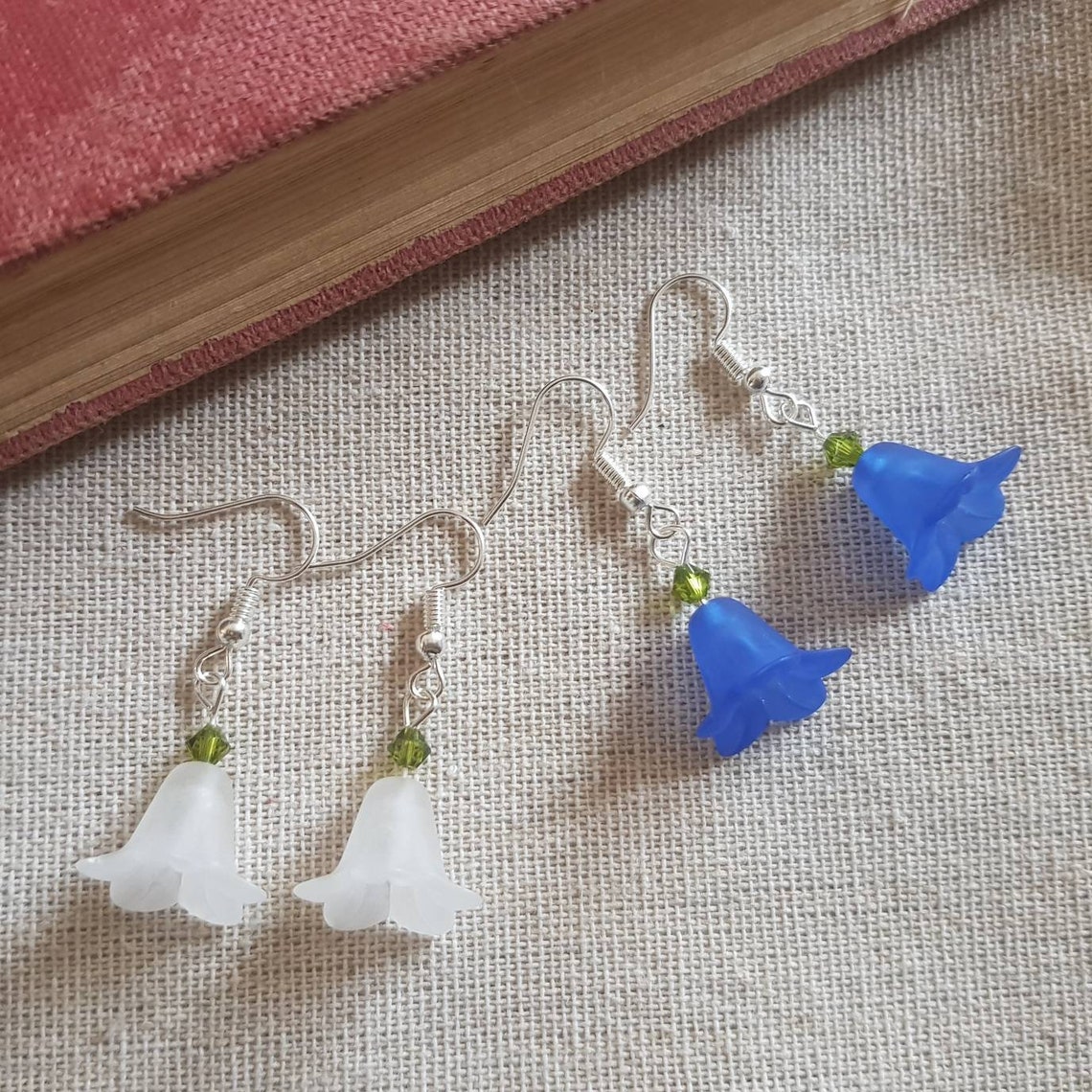 Snowdrop/Bluebell Earrings snowdrops earring bluebell | Etsy