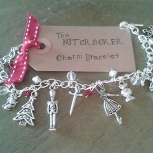 Nutcracker Charm Bracelet, Nutcracker Ballet Charm Bracelet, Nutcracker ...