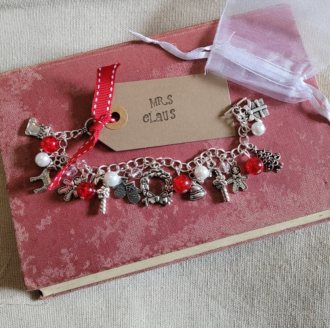 Christmas Charm Bracelet, Christmas Bracelet, Christmas Theme ...