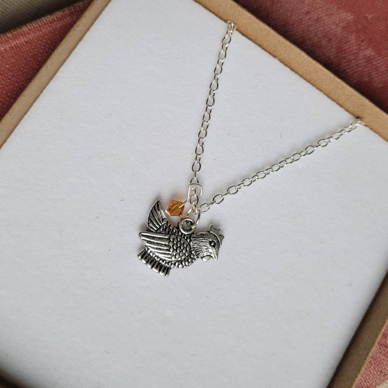 Chicken Necklace - Etsy
