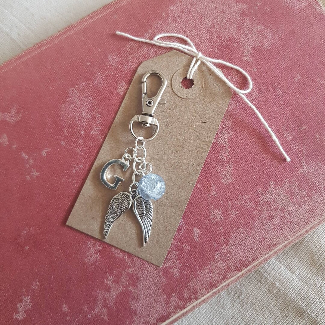Angel Wings Keychain Angel Wings Keyring Angel Wings Bag - Etsy UK