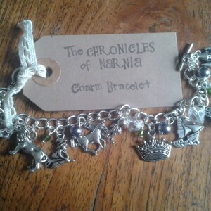 The Chronicles of Narnia Charm Bracelet, Narnia Bracelet, Narnia Themed ...
