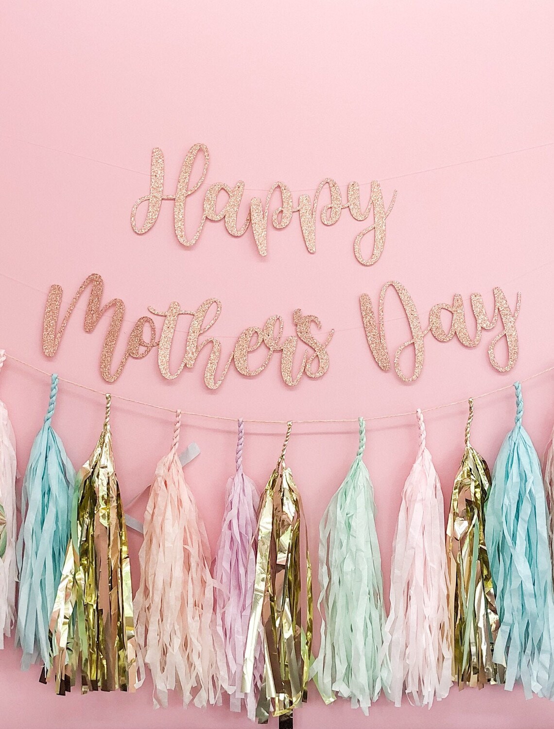 Happy Mothers Day Garland Mothers Day Decoration - Etsy UK