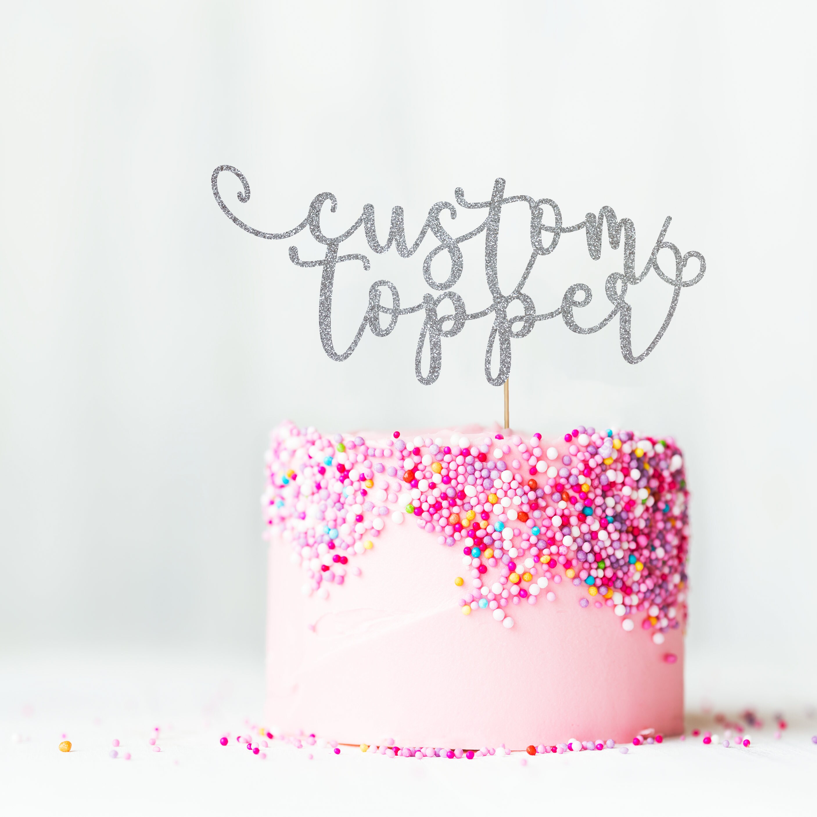Custom Cake Topper Birthday Cake Topper Personalised Etsy Uk