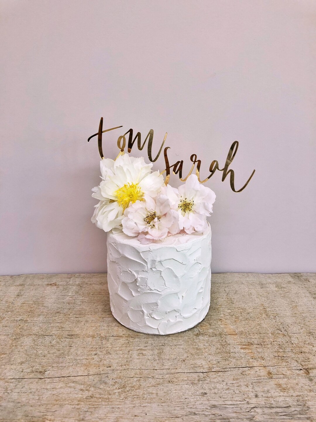 Name Wedding Cake Topper - Wooden Cake Topper - Acrylic Cake Topper ...