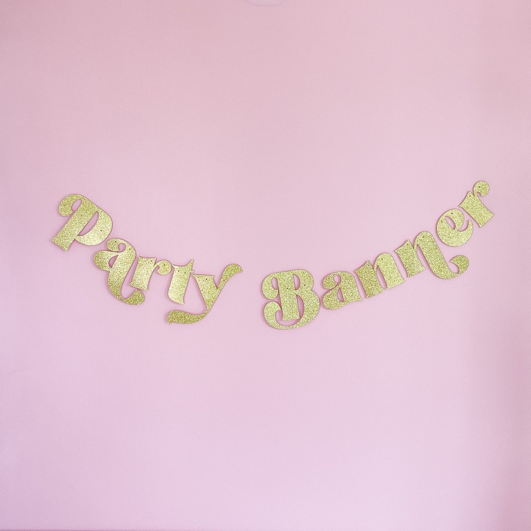 Personalised Party Banner Garland - Personalised Wedding Banner ...