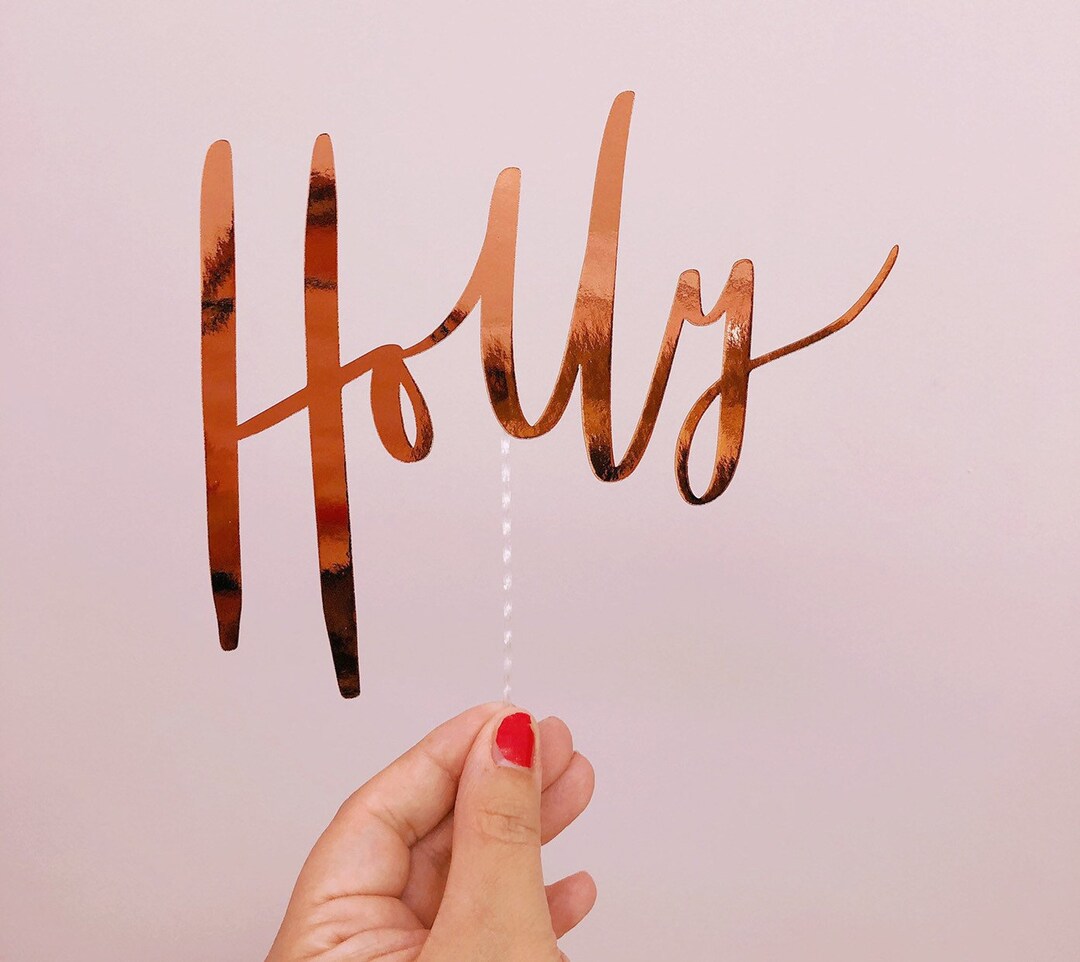 Personalised Birthday Cake Topper With Name - Custom Birthday Cake ...