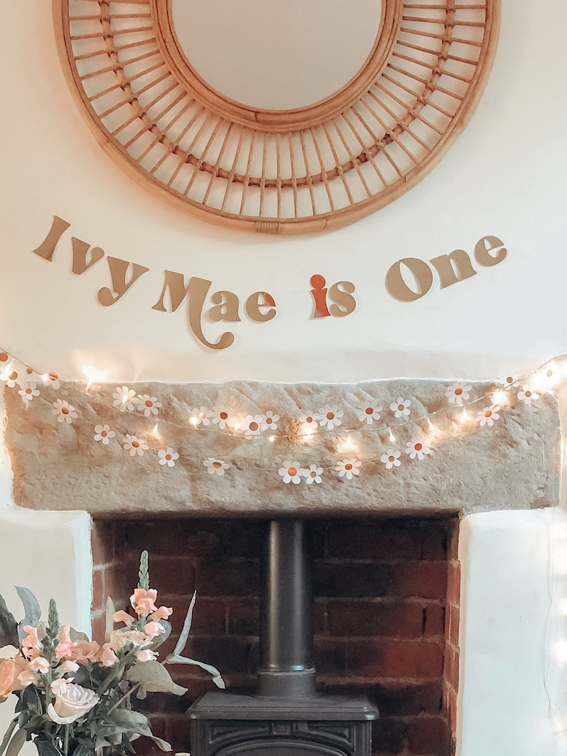 Personalised First Birthday Banner Custom Age Banner | Etsy