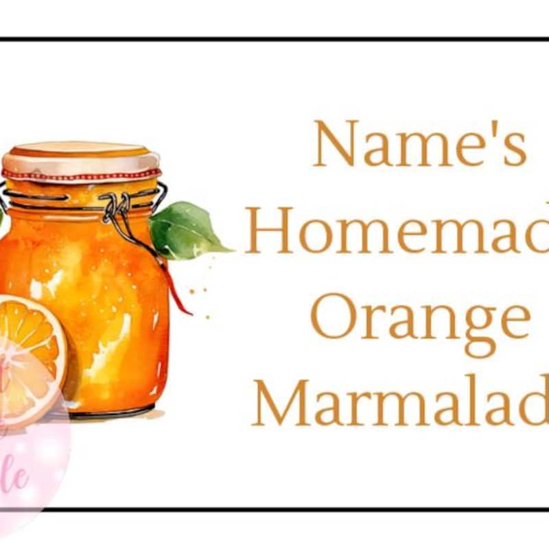 Marmalade Labels - Etsy UK
