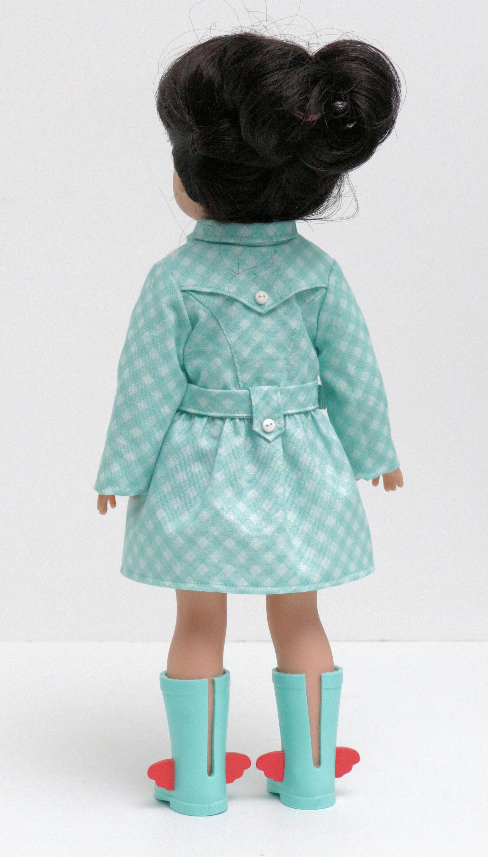PDF Doll Clothes Pattern - Noodle Clothing Story Weather Trench Coat ...