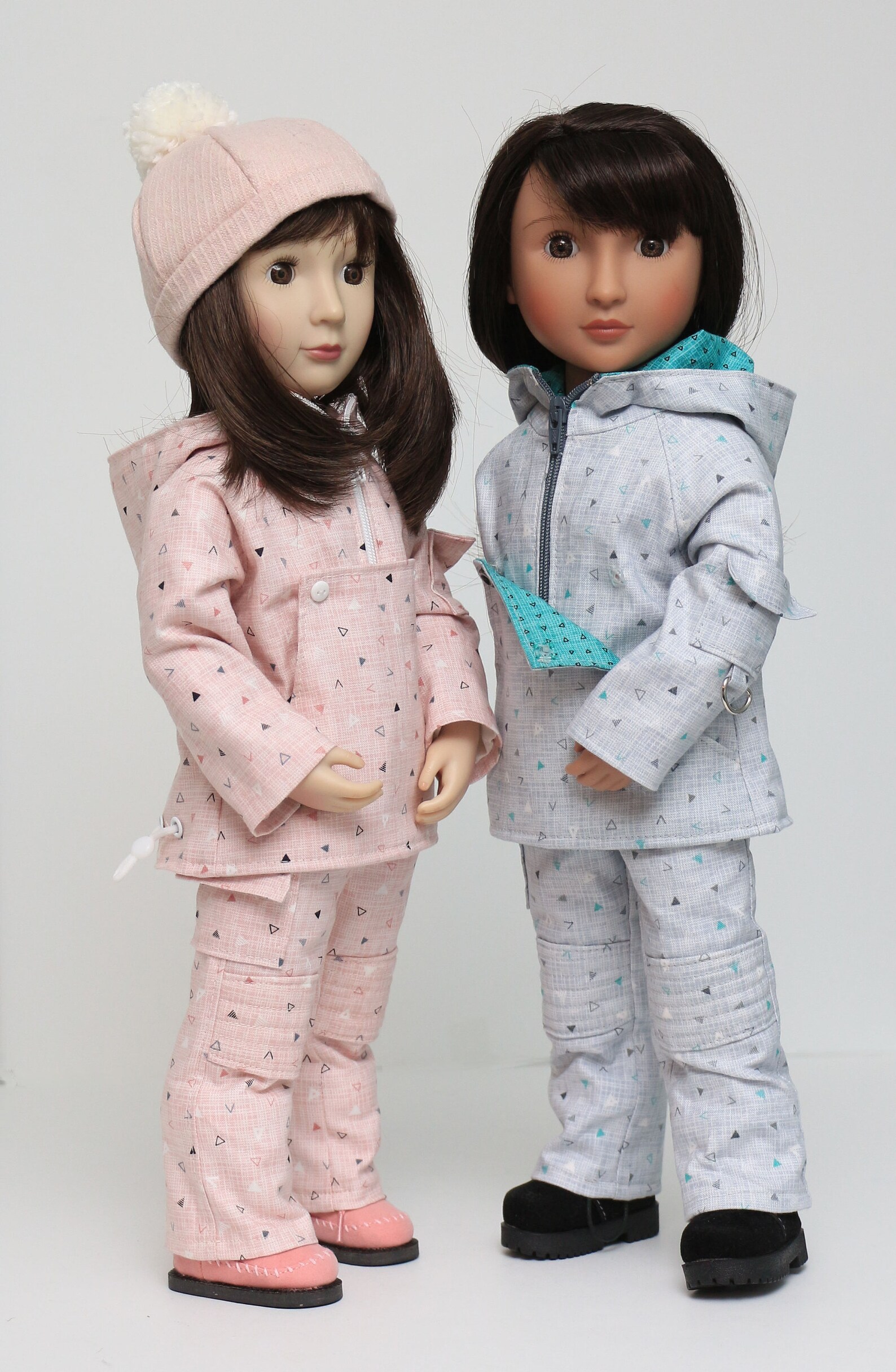 PDF Doll Clothes Pattern - Noodle Clothing "cold Winter Noses Snow Suit ...