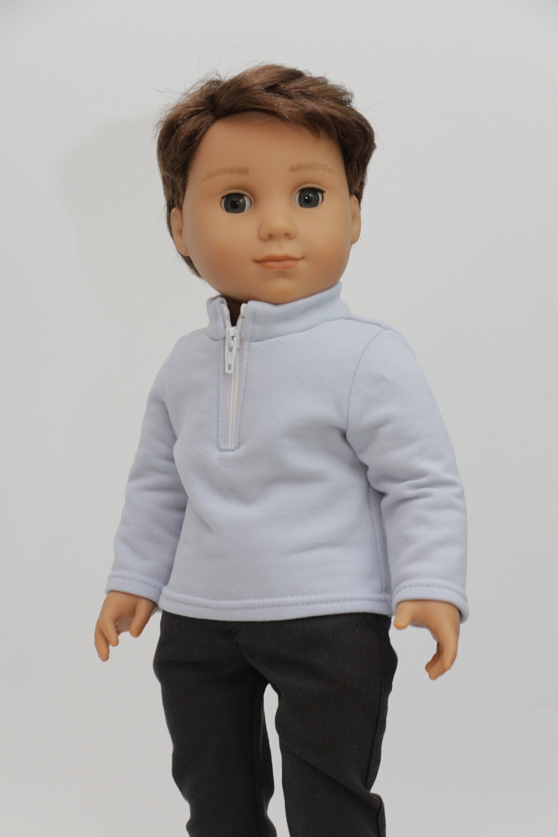 PDF Doll Clothes Pattern Noodle Clothing Half Zip Prince - Etsy