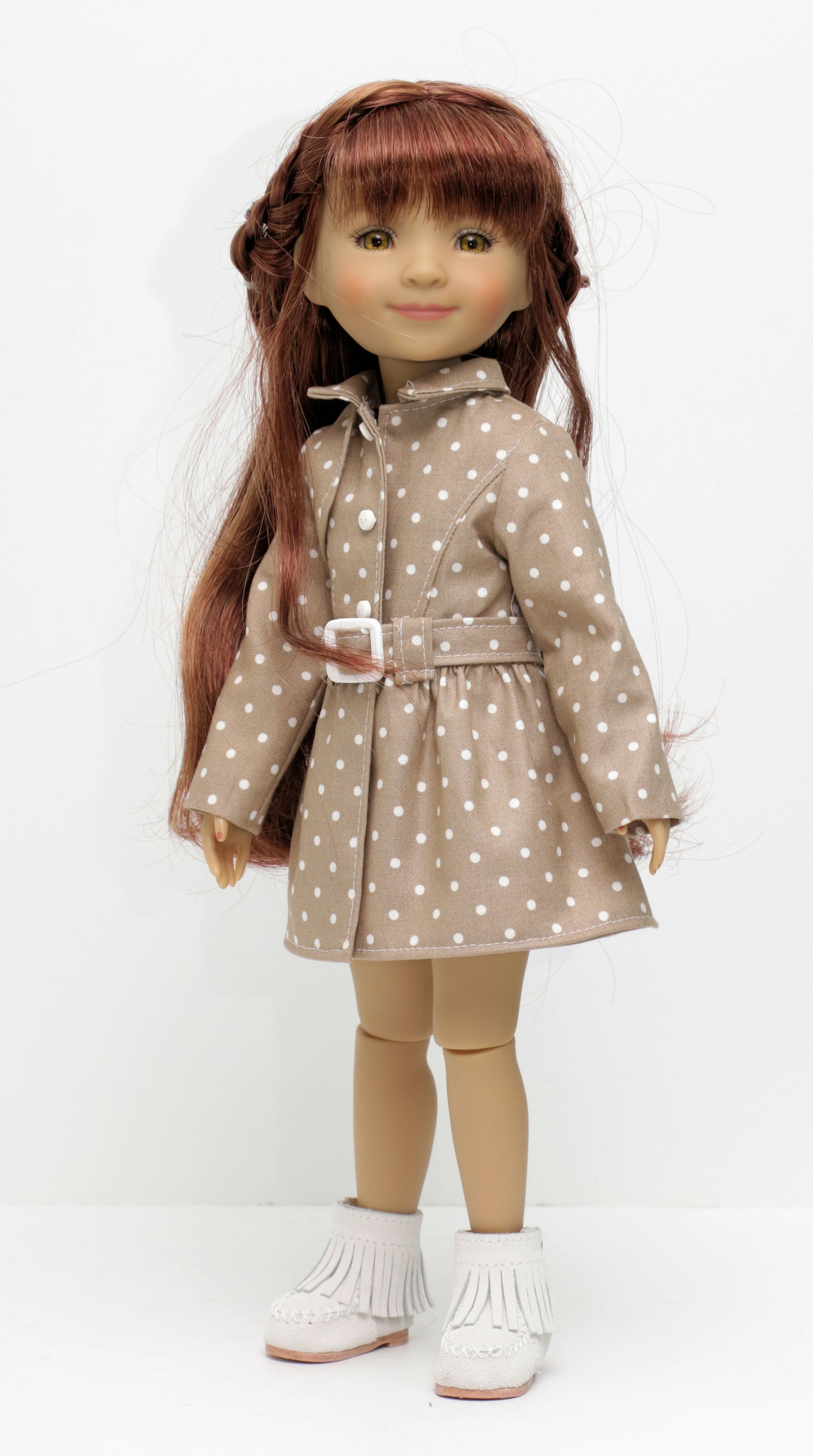 PDF Doll Clothes Pattern - Noodle Clothing Story Weather Trench Coat ...