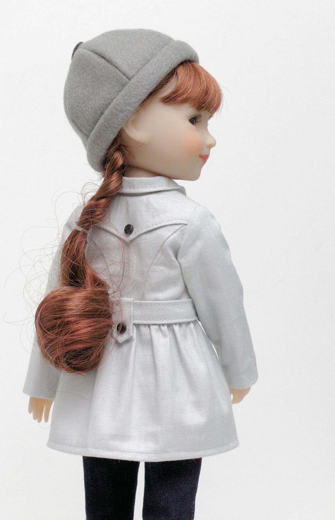 PDF Doll Clothes Pattern - Noodle Clothing Story Weather Trench Coat ...