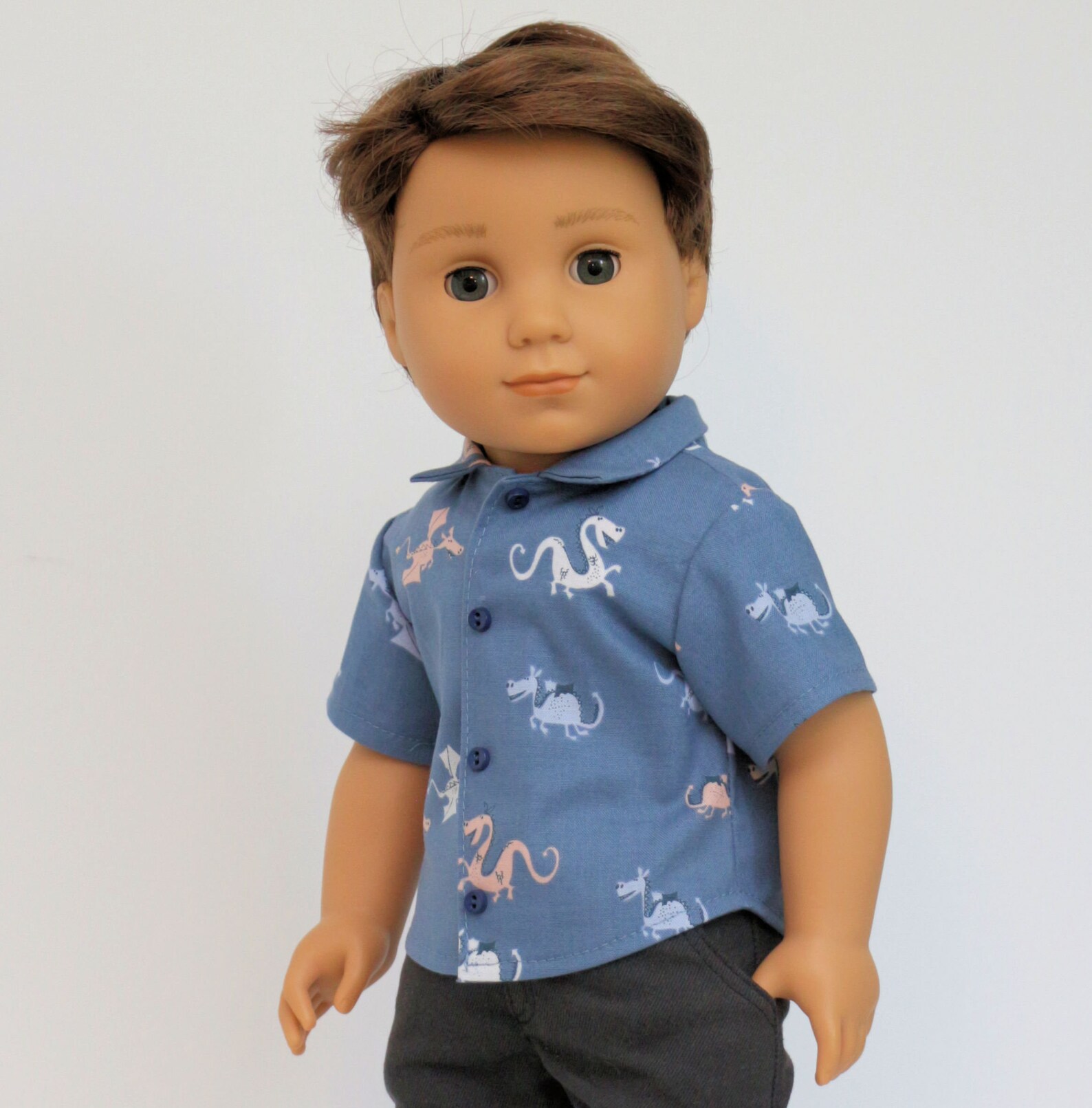 PDF Doll Clothes Pattern - Noodle Clothing "let's Chat" - Sleeveless ...