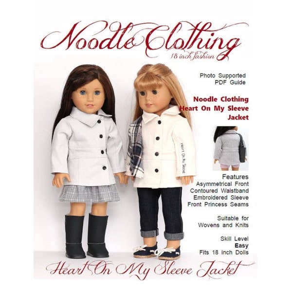 Doll Jacket Pattern - Etsy