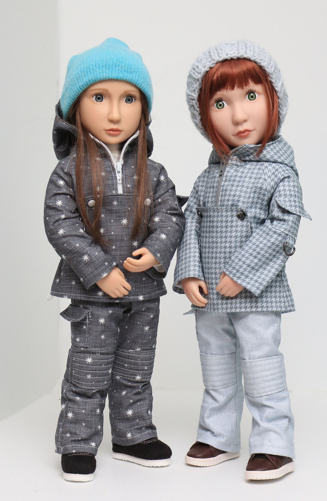 PDF Doll Clothes Pattern - Noodle Clothing "cold Winter Noses Snow Suit ...