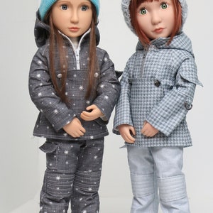 PDF Doll Clothes Pattern - Noodle Clothing "cold Winter Noses Snow Suit ...