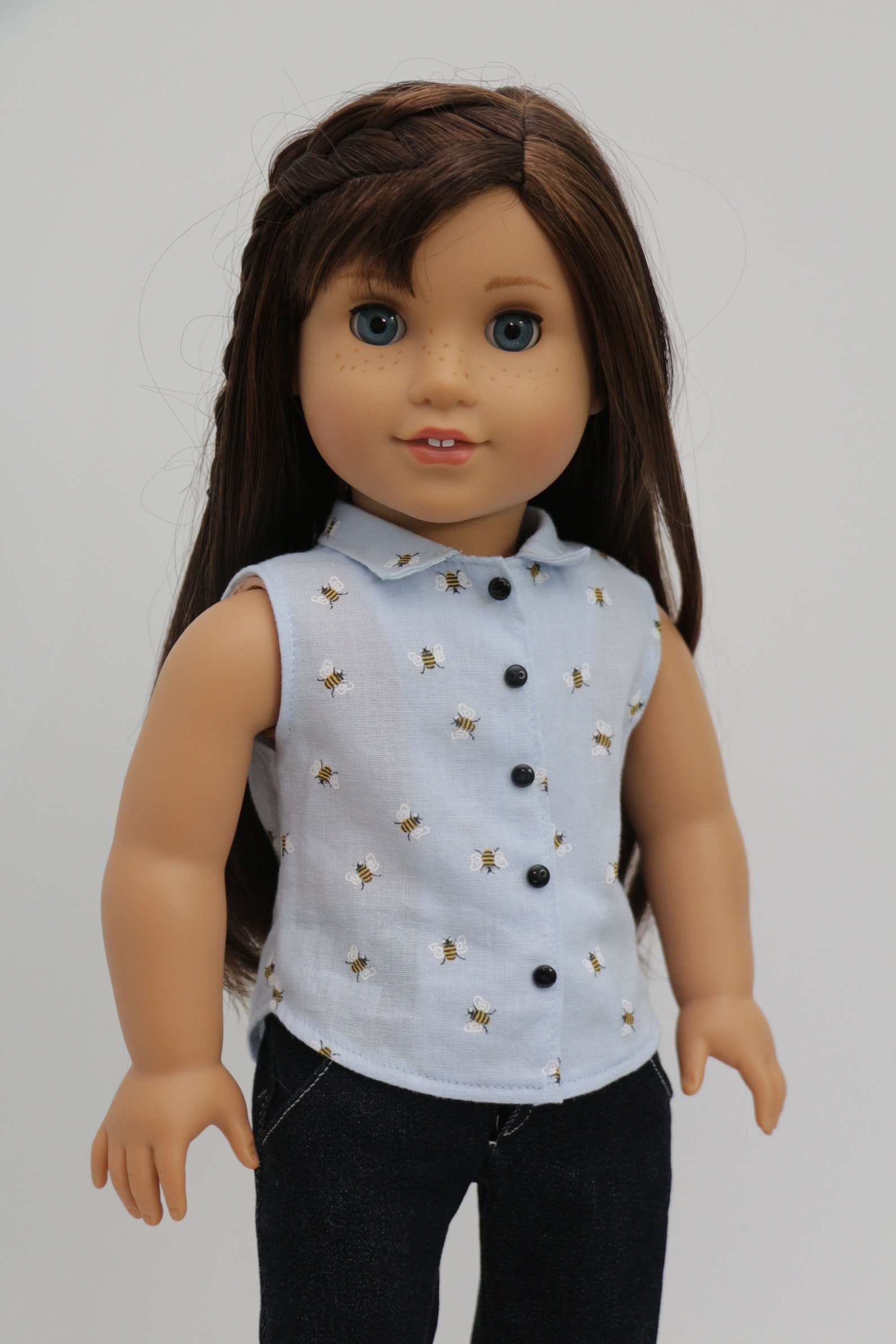 PDF Doll Clothes Pattern - Noodle Clothing "let's Chat" - Sleeveless ...