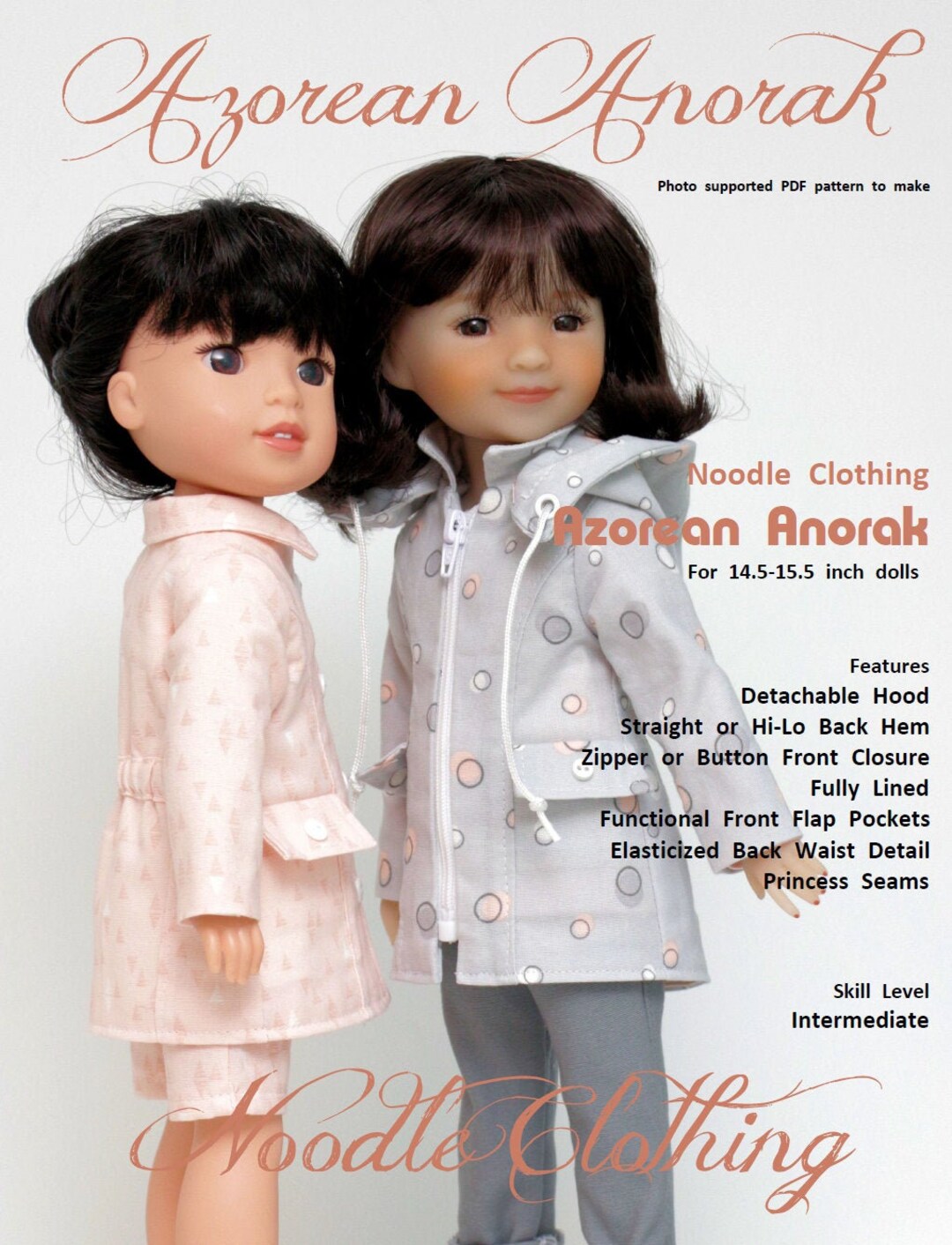 Ruby Red FF® and Wellies Doll Clothes Pattern. PDF Pattern for - Etsy