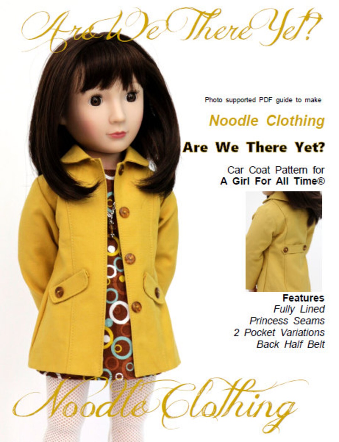 A Girl for All Time® Doll Clothes PDF Pattern Are We There - Etsy Australia