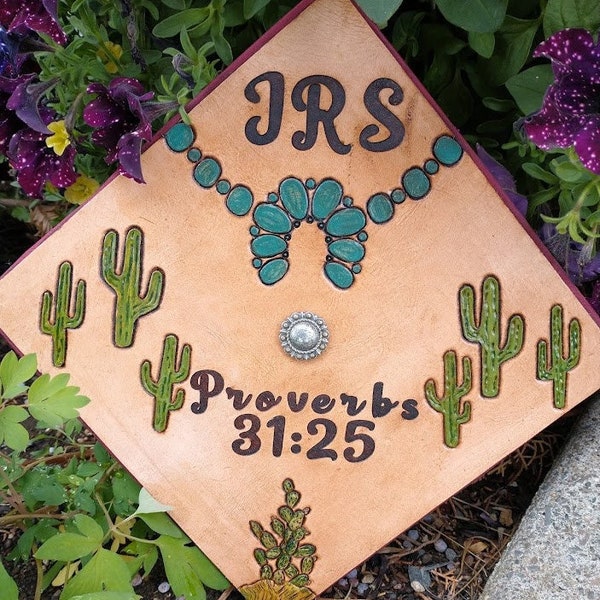 Leather Graduation Cap - Etsy