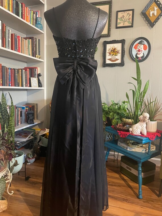 LOOK!! Vintage Black Bombshell Formal/ Cocktail Party… - Gem