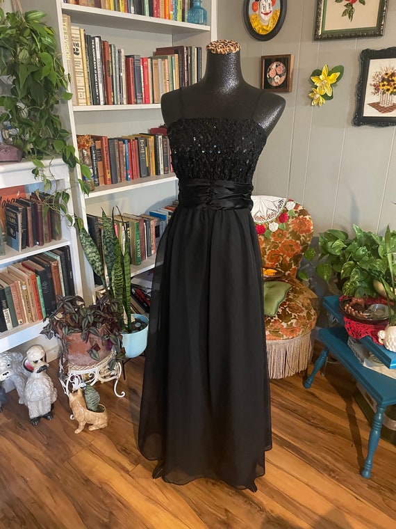 LOOK!! Vintage Black Bombshell Formal/ Cocktail Party… - Gem