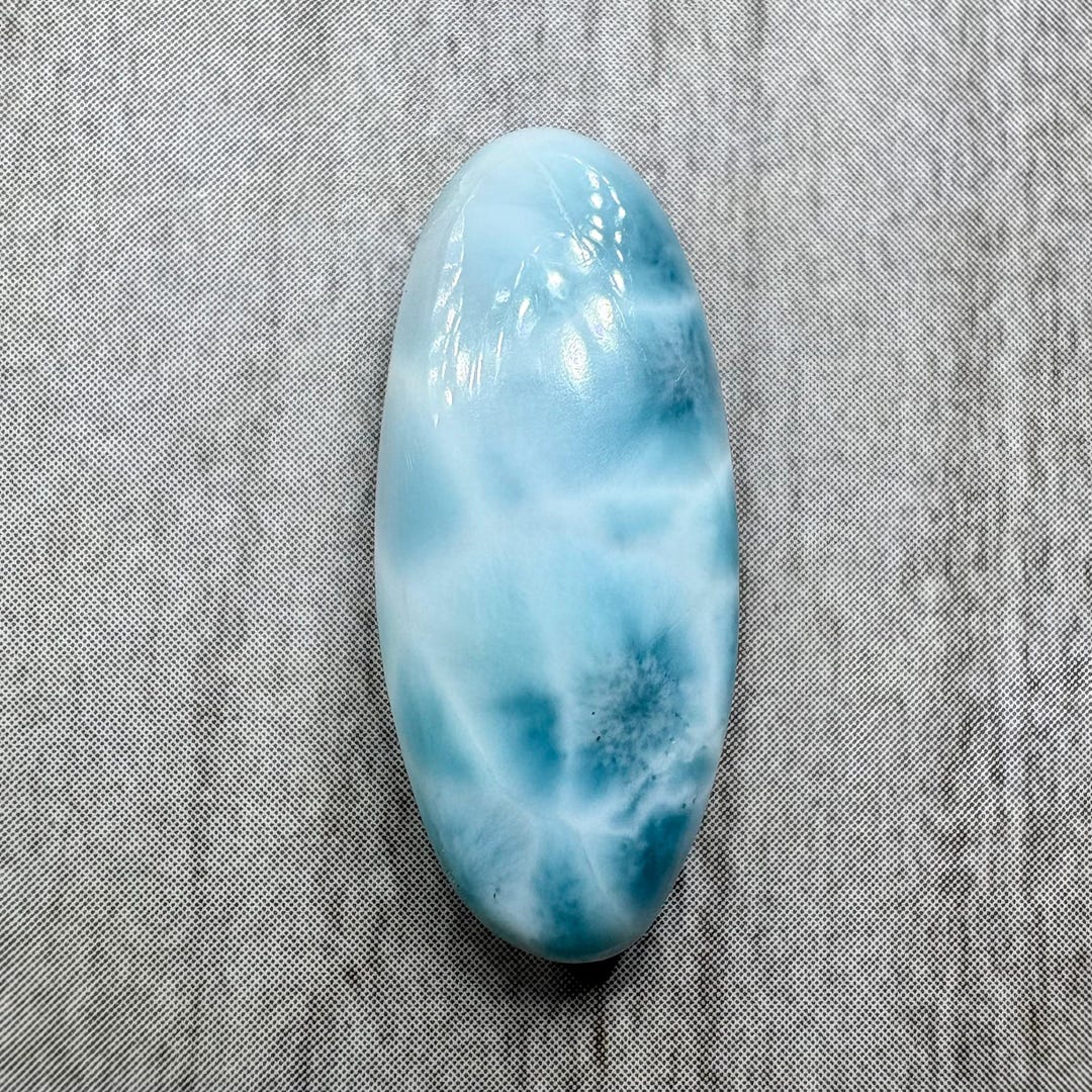 Larimar Oval Cabochon. US Seller. Daily Shipping . Genuine and Natural ...