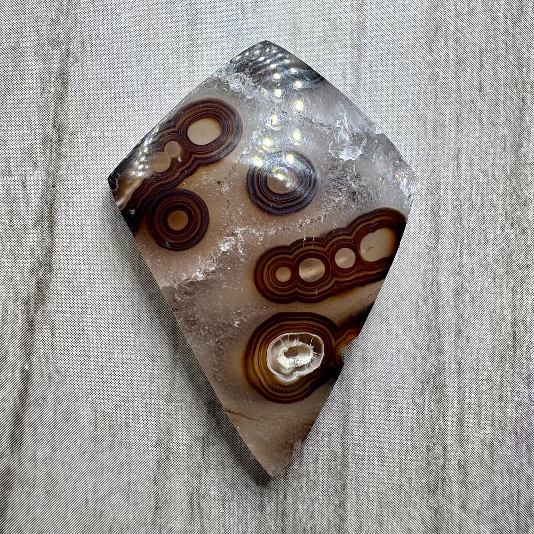 Orbicular Tube Agate. US Seller. Tube Agate Kite Polished Cabochon ...