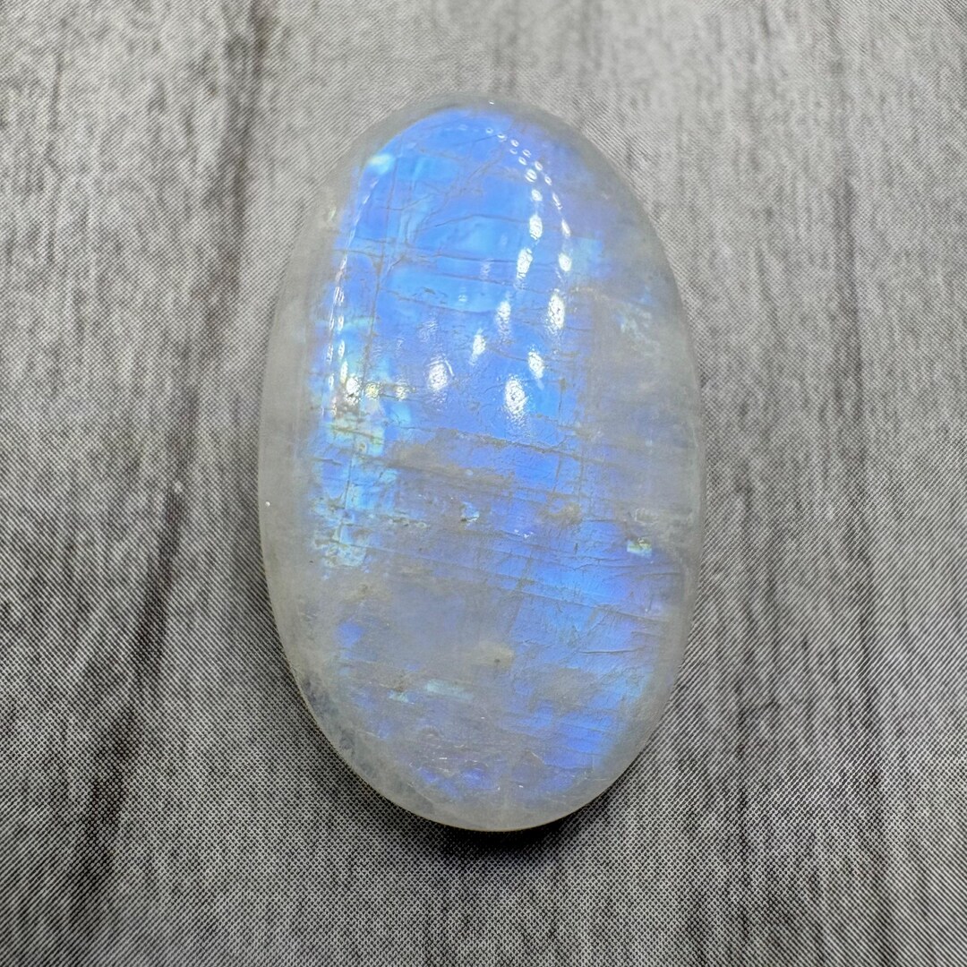 Rainbow Moonstone. US Seller. Oval Polished Cabochon. Daily Shipping ...