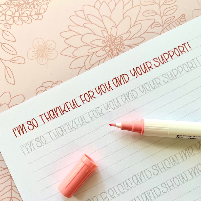 Handwriting Practice Workbook - Cute Handwriting Practice - Fancy ...