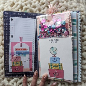 Large Traveler's Notebook | Travel Tags Planner/dot Grid Journal ...