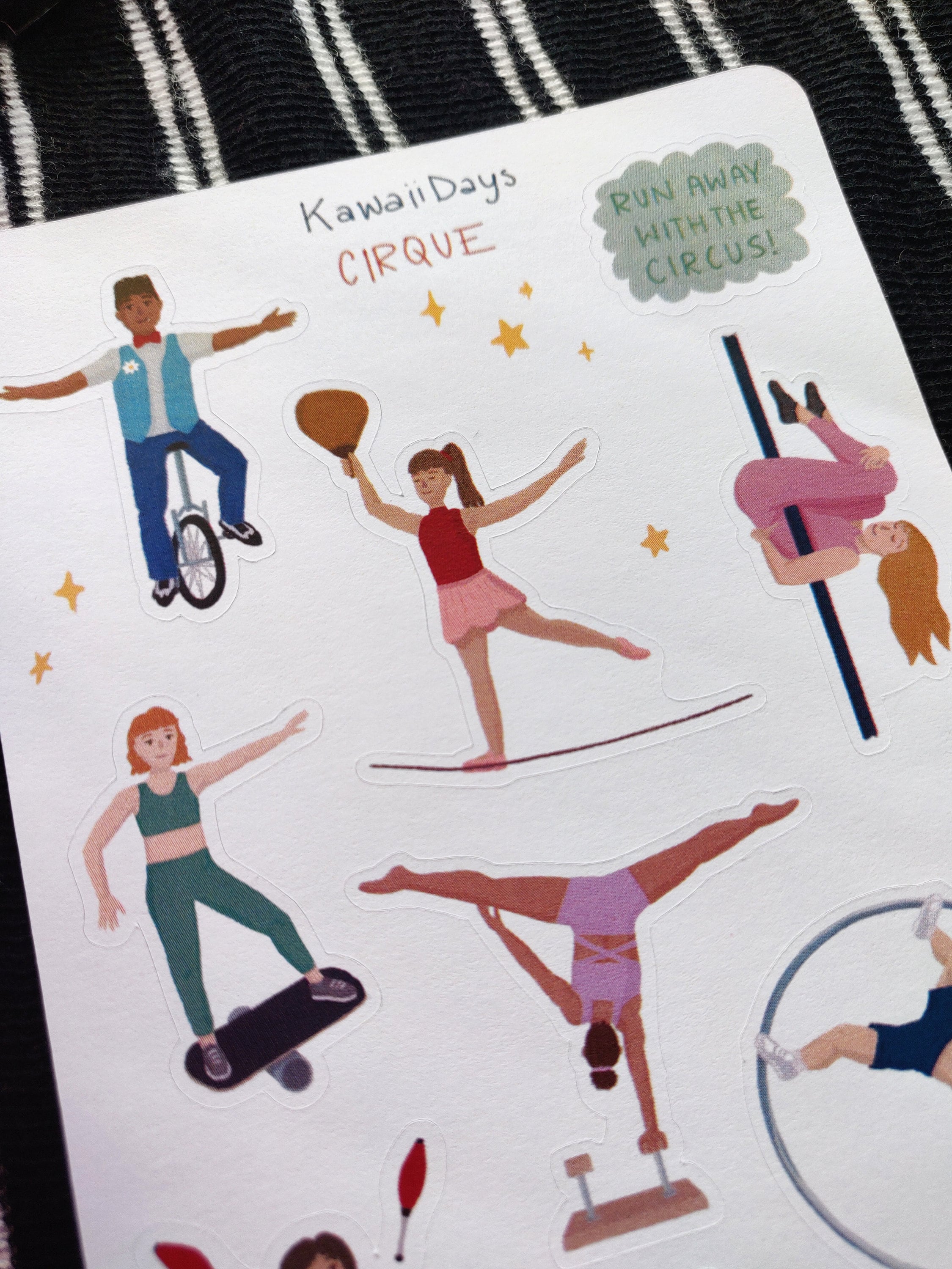 Circus Stickers | Planner Stickers, Illustrated Stickers - Etsy