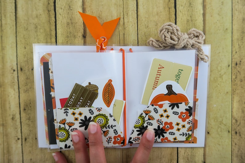 Mini Traveler's Notebook | Cute Leaves Planner/notebook | Teacher Gift ...