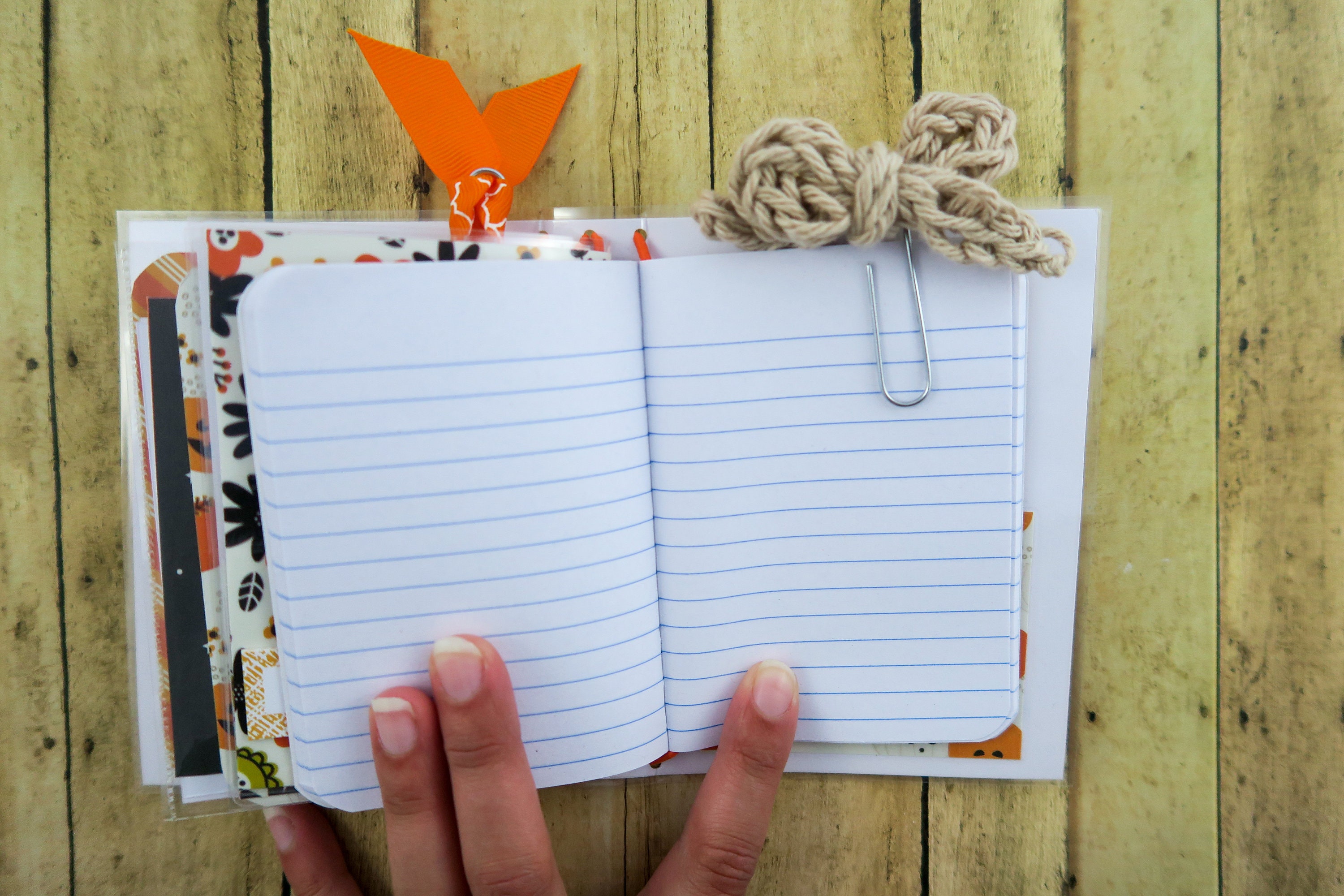 Mini Traveler's Notebook Cute Leaves Planner/notebook - Etsy