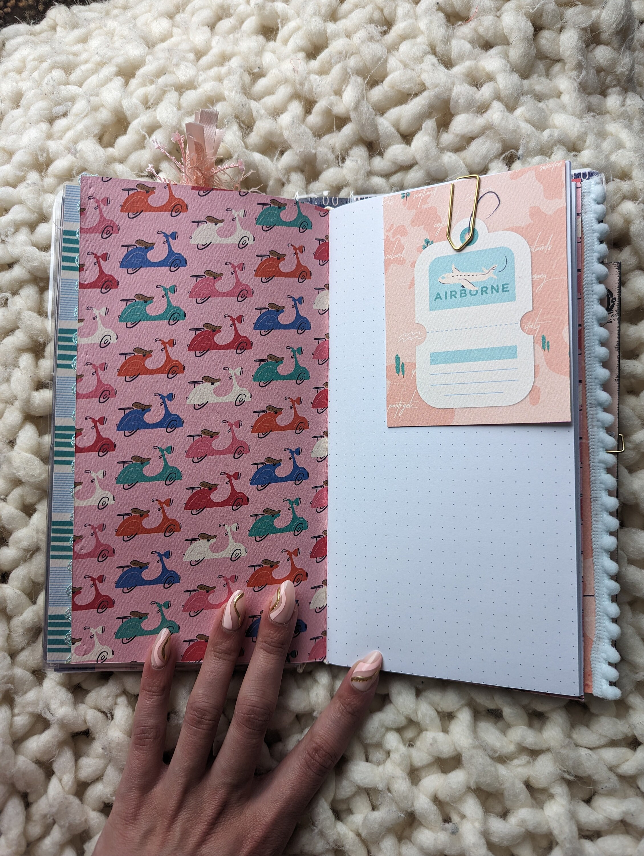 Large Traveler's Notebook | Travel Tags Planner/dot Grid Journal ...