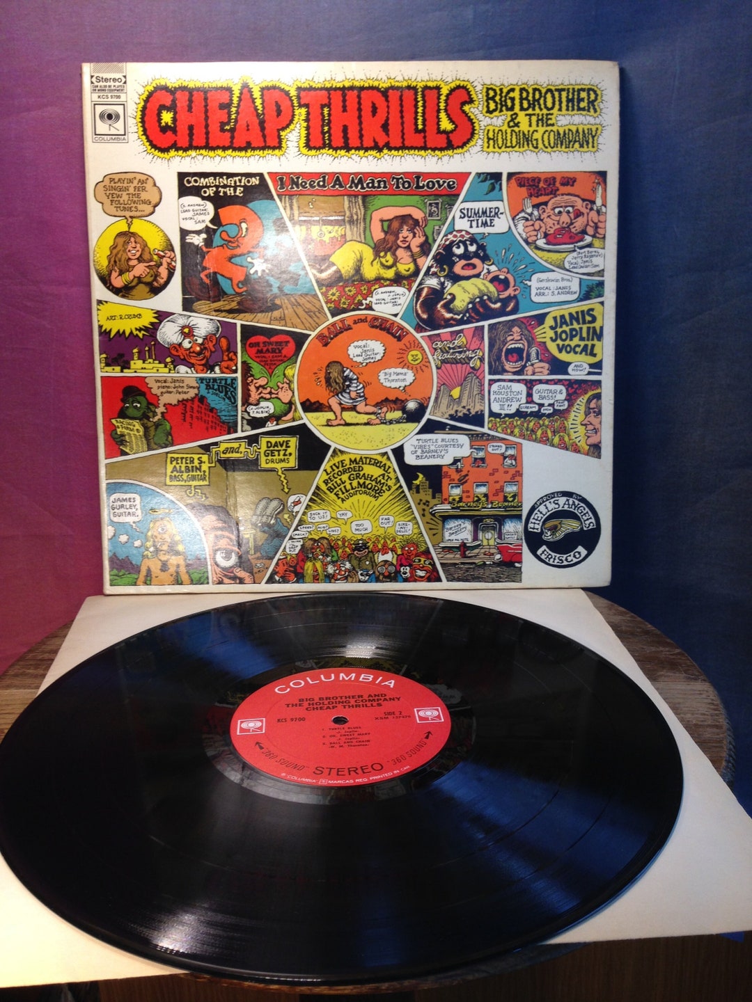Janis JOPLIN CHEAP THRILLS Big Brother the Holding Company Original L P ...