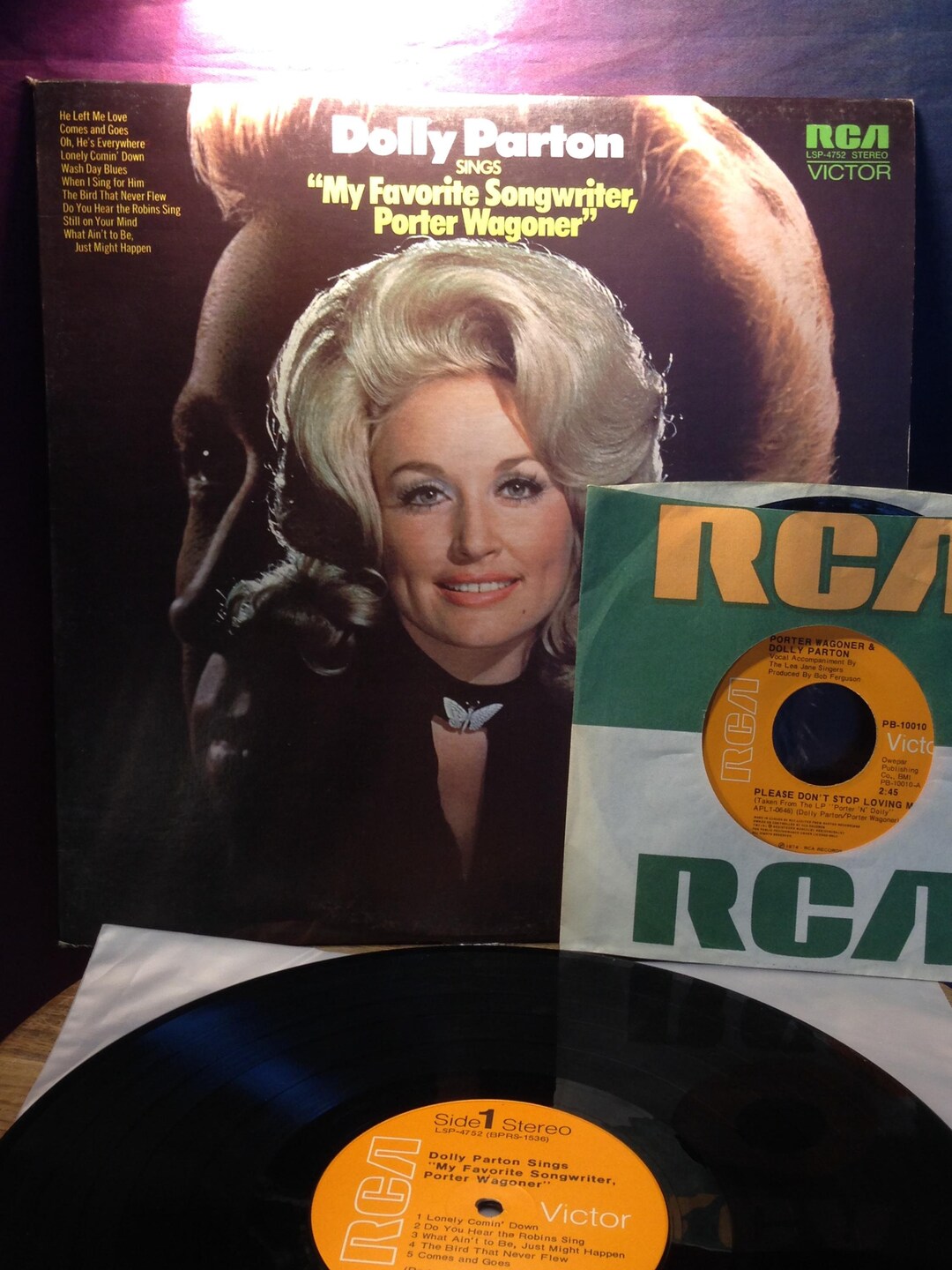 DOLLY Parton Sings my Favorite Songwriter, Porter Wagoner Vinyl L P ...