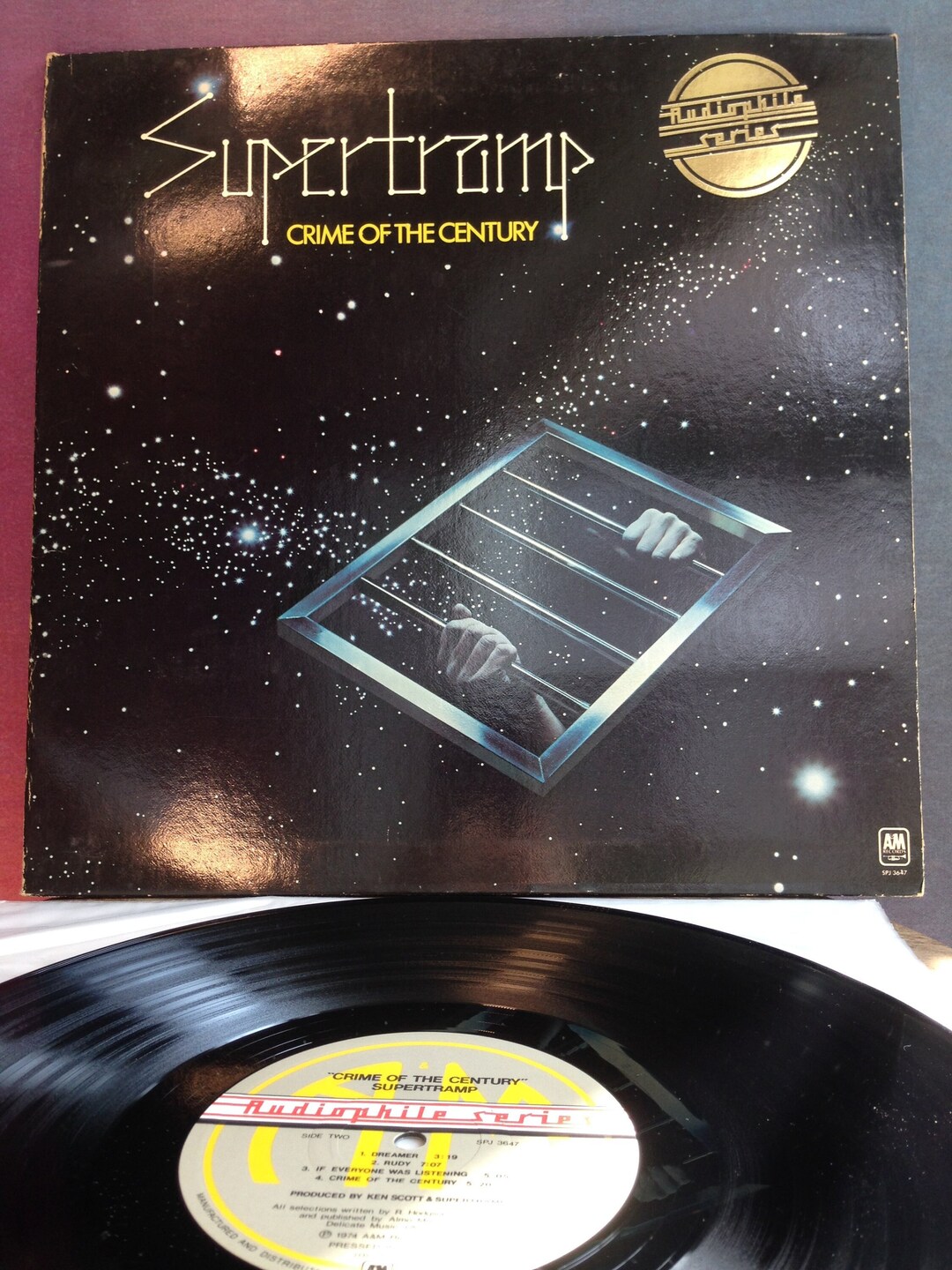 SUPERTRAMP AUDIOPHILE Crime of the Century L P 1978 Vinyl Excellent ...