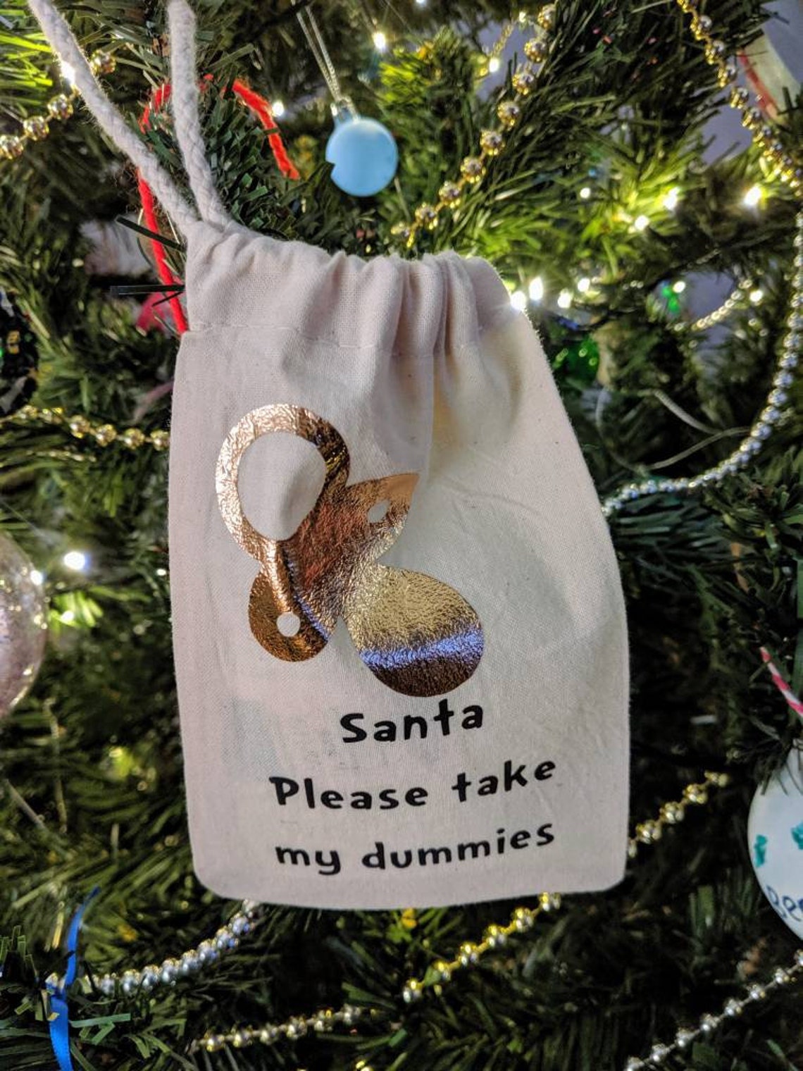 Santa dummy bag | Etsy