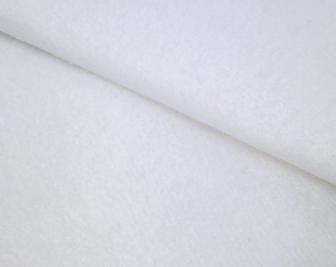 Stage Molleton White 300 Cm Wide Cotton, Flame Retardant DIN 4102 B1 M1 ...