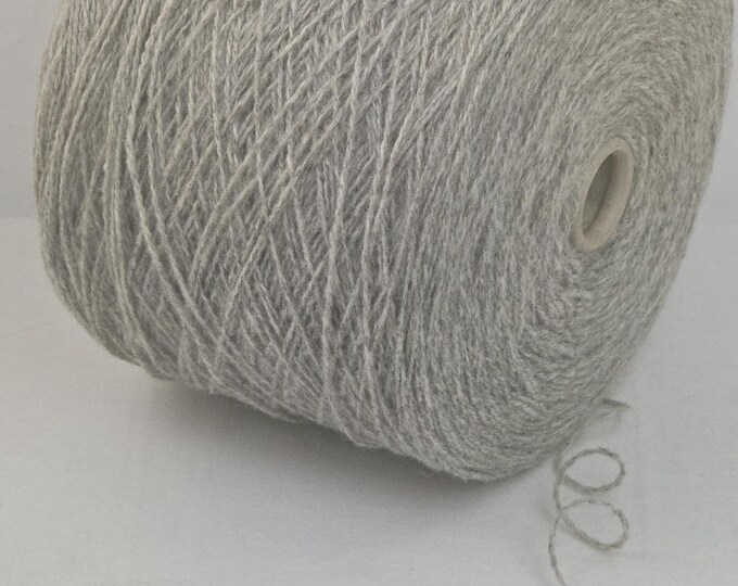 1 Kg of Two-thread Beige Mélange Mulesing-free Virgin Wool, on the Cone ...