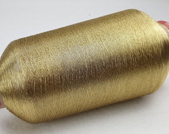 Gold Metallic Yarn - Etsy