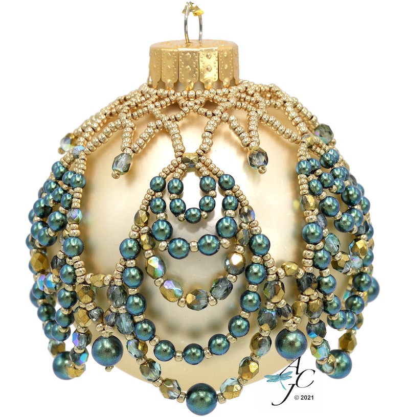 Left Handed - Romantic Swags of Pearls and Sparkly Fire-polish Loops ...