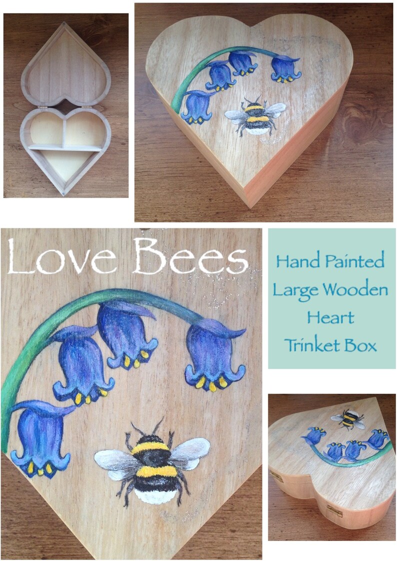 Love Bees Bumblebee Trinket Box choice of 5 - Etsy UK