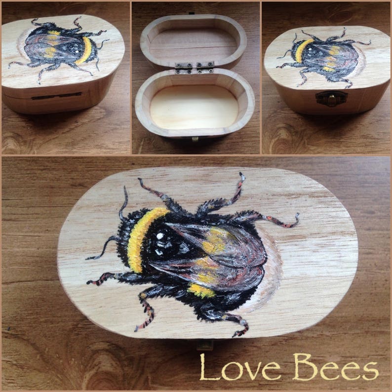 Love Bees Bumblebee Trinket Box *choice of 5 - Etsy UK