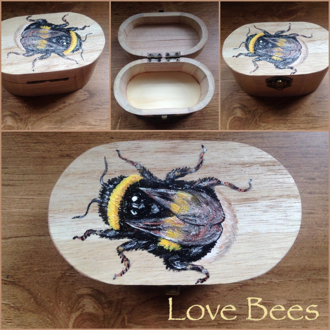 Love Bees Bumblebee Trinket Box *choice of 5 - Etsy UK